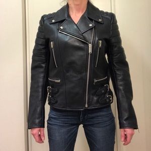Celine | Jackets & Coats | Celine Leather Jacket | Poshmark